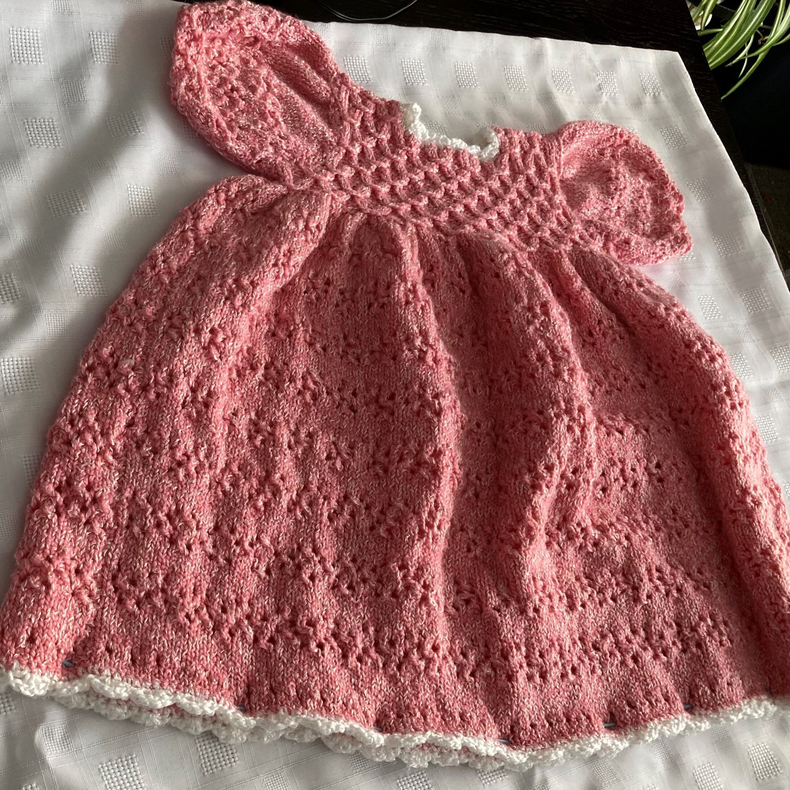 Knitted Baby’s Dress – Radical Homemaker
